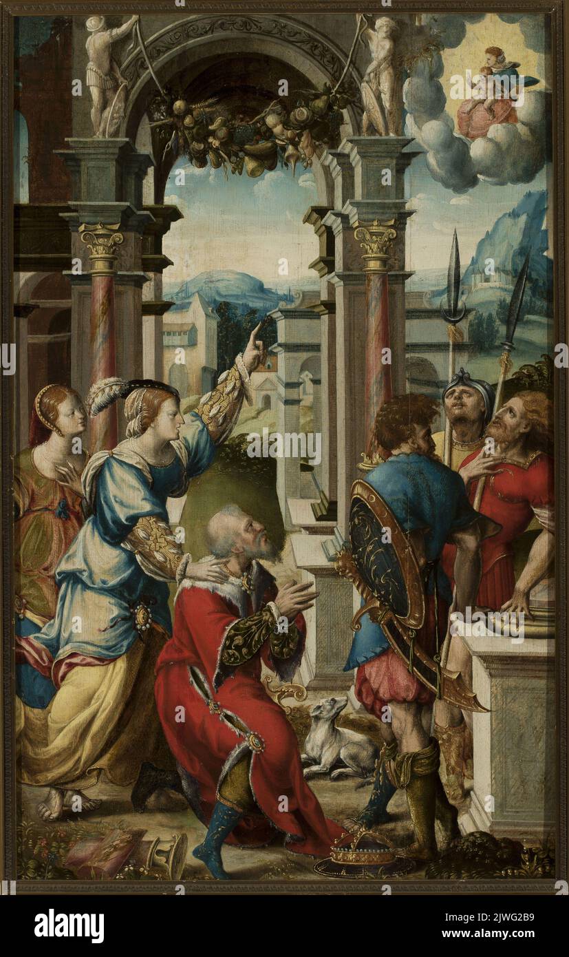 Sybil’s prophecy: “Ara Coeli" vision. nieznany malarz niderlandzki ...