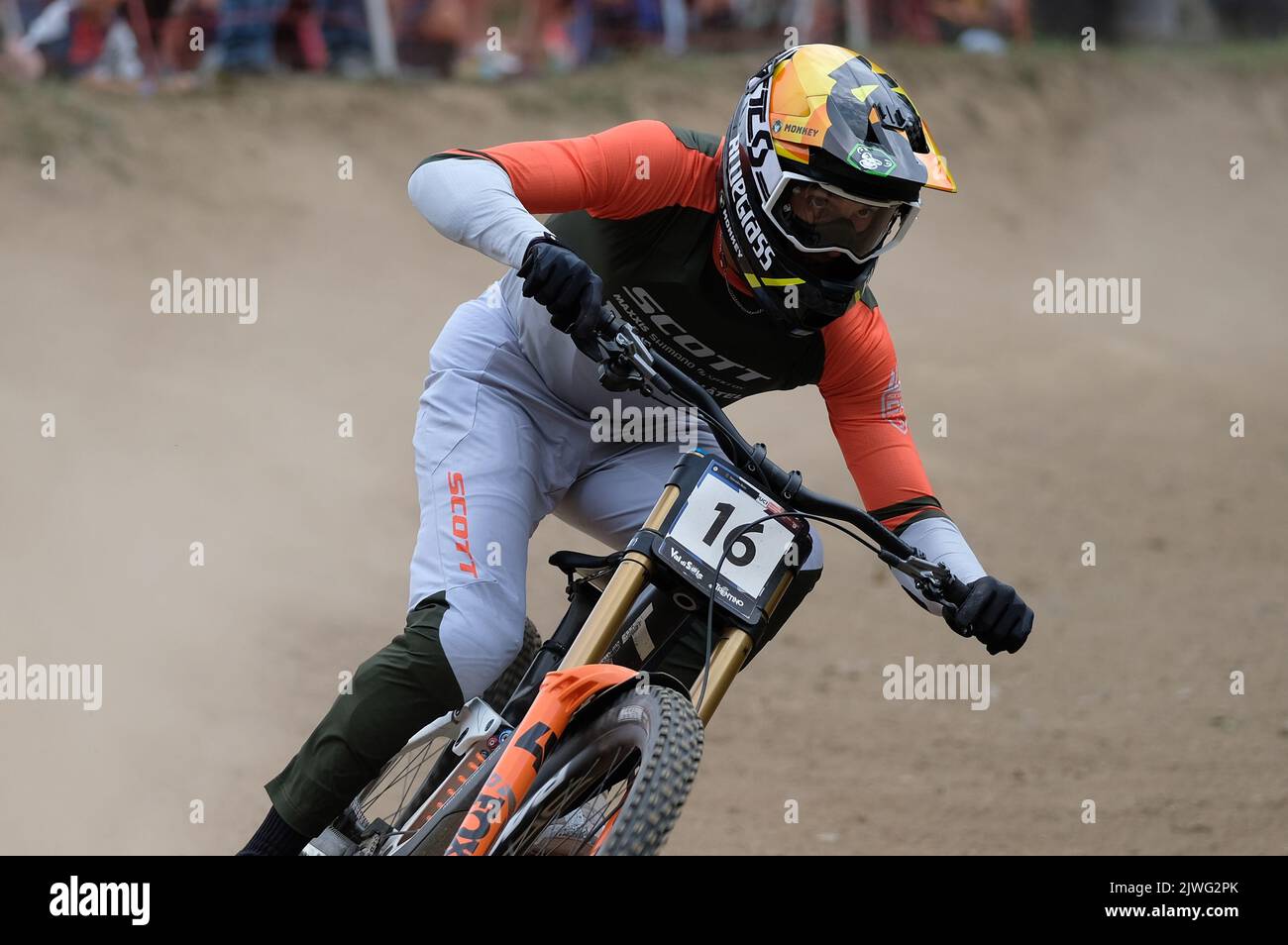 Daolasa, Val di Sole, Italy, September 03, 2022, Dylan Levesque (FRA) during UCI Mountain Bike ...