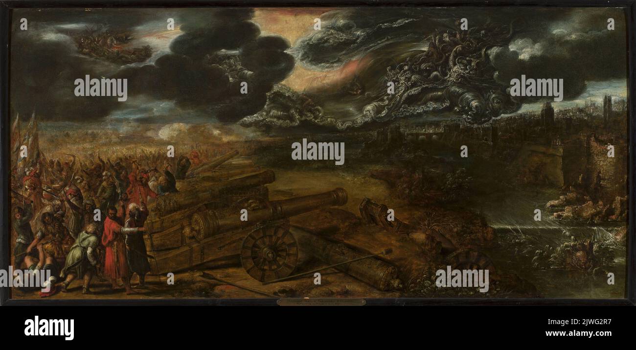 Siege of Troy – the final battle. nieznany malarz flamandzki, painter ...