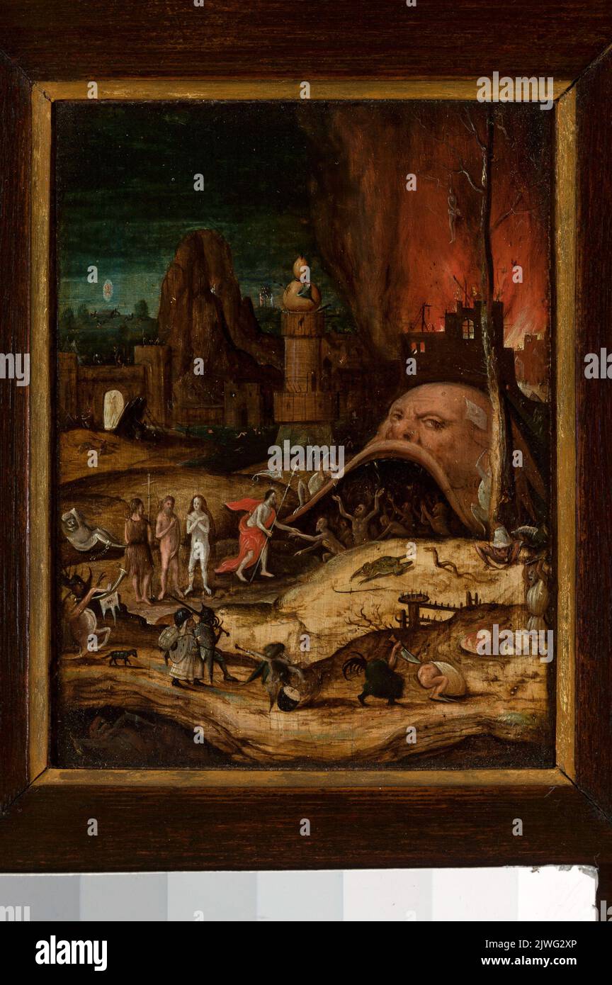 Descent into Hell. Bosch, Jheronimus (ca 1450-1516), author of a model ...