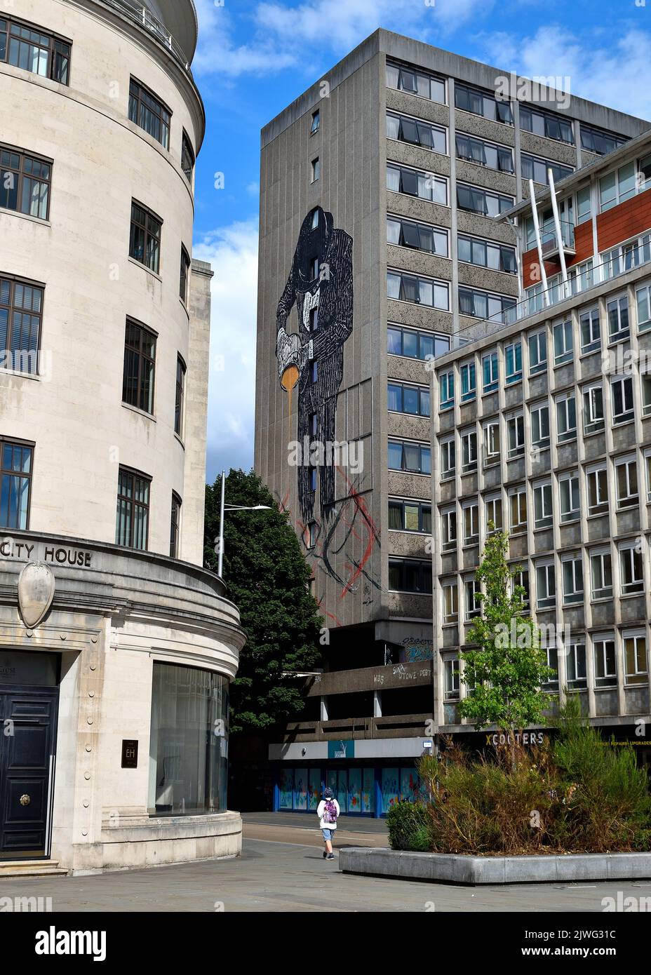 Banksy bristol boat hi-res stock photography and images - Alamy