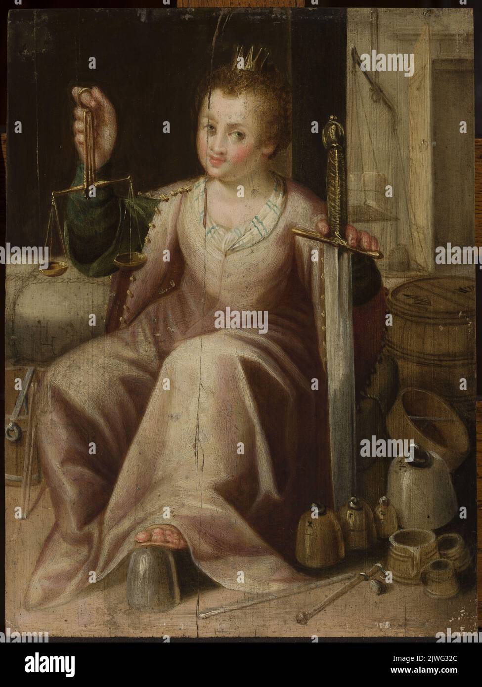 Allegory of commercial justice. unknown, painter Stock Photo - Alamy