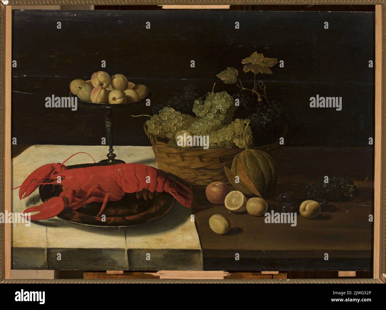 Still life with a lobster. unknown, painter Stock Photo - Alamy