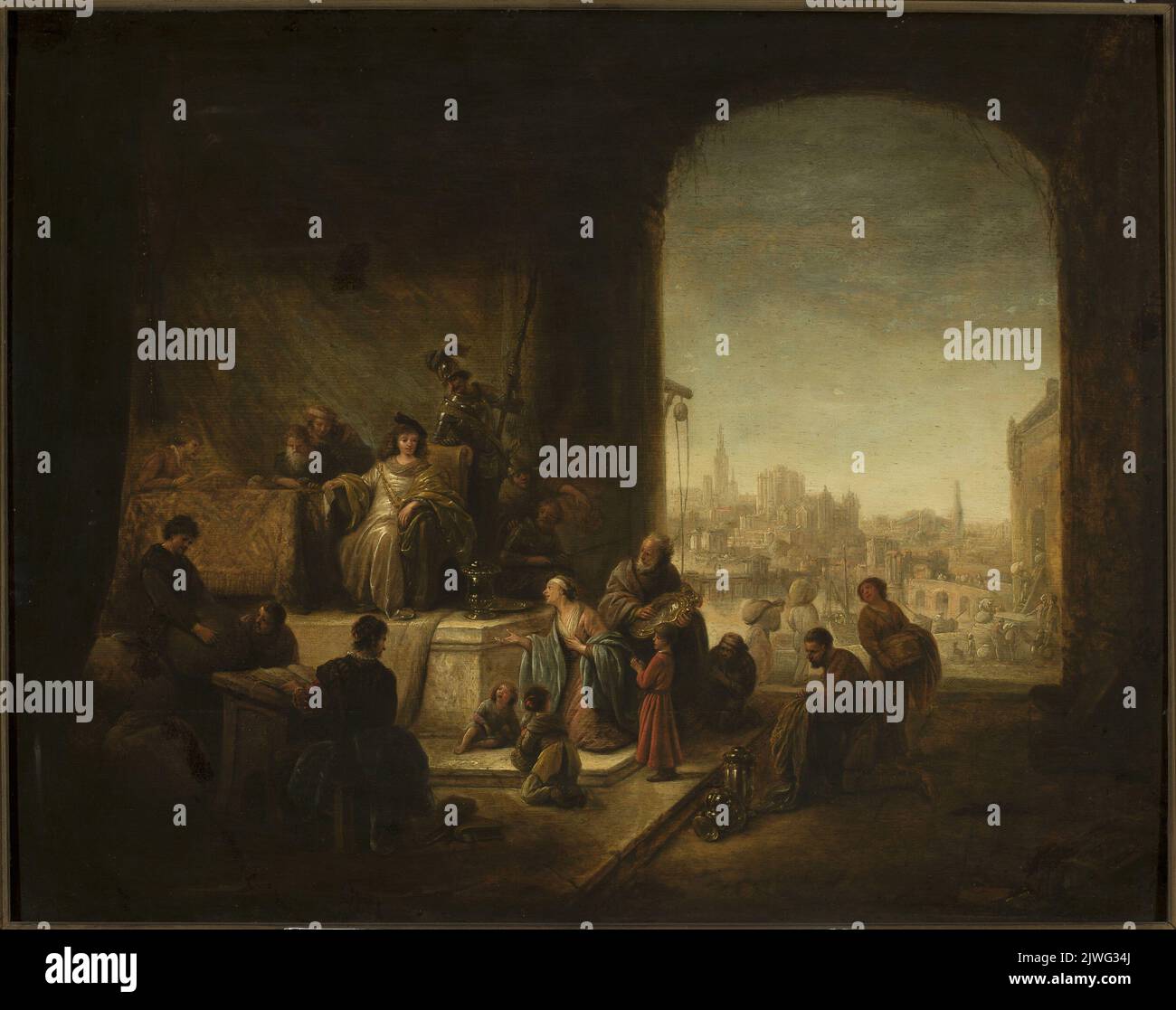 Joseph selling grain in Egypt. Wet, Jacob Willemsz. de, I (1610-post ...