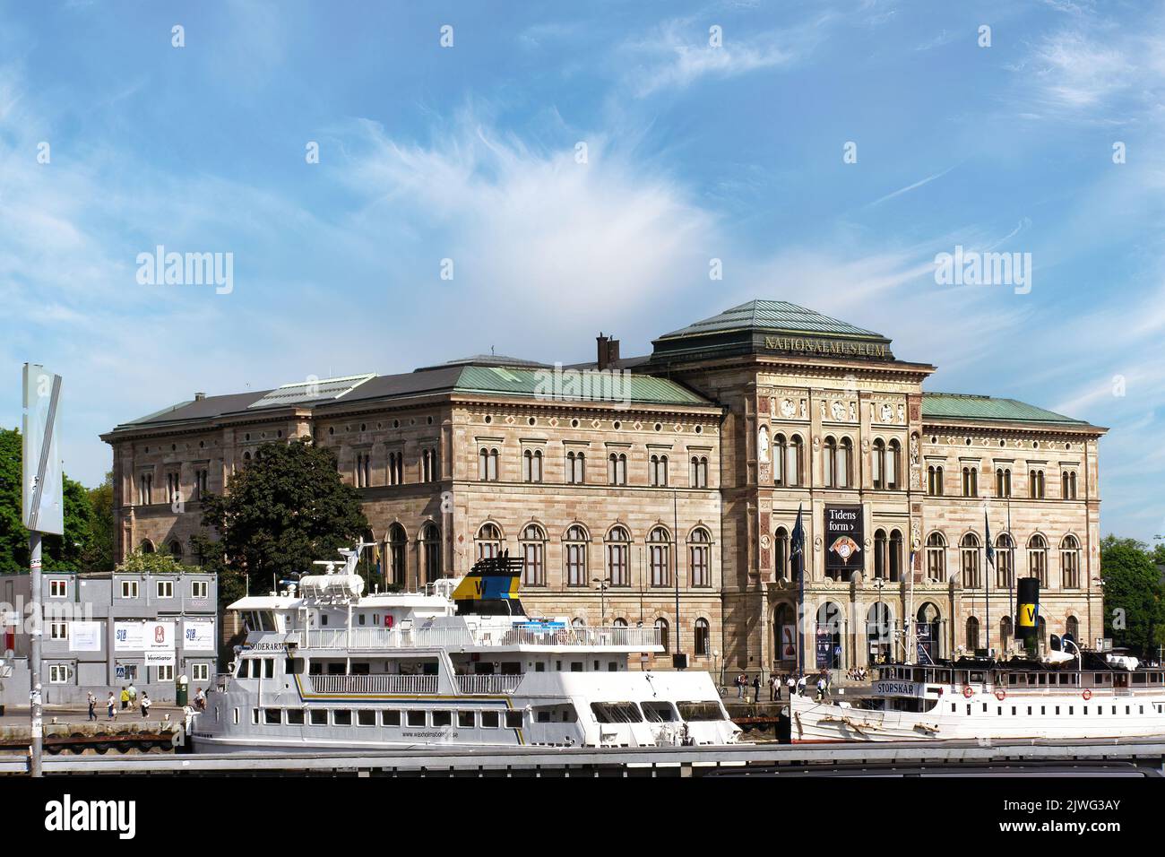 The beautiful waterfront of stockholm (capital of Sweden) with its ...