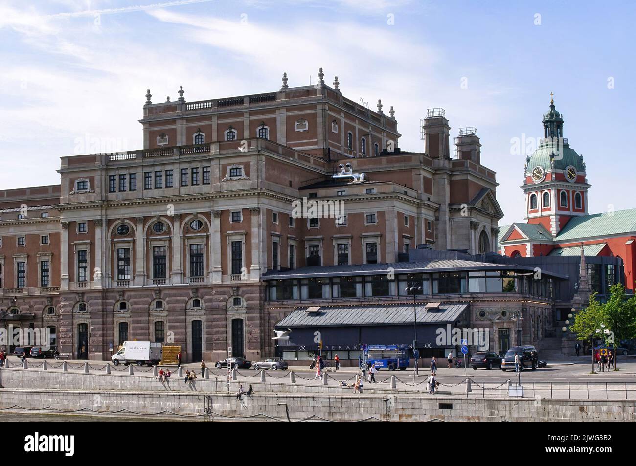 The beautiful waterfront of stockholm (capital of Sweden) with its ...