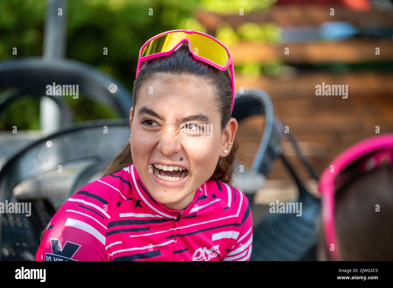 Ruoms, France, September 5, 2022, BARRERA Anet during the TCFIA 2022 ...