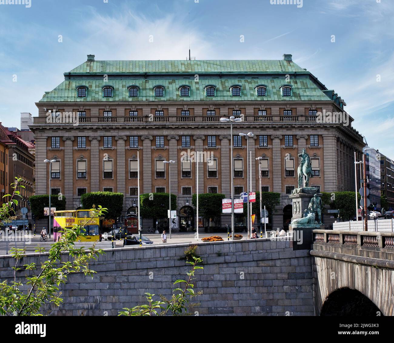 The beautiful waterfront of stockholm (capital of Sweden) with its ...