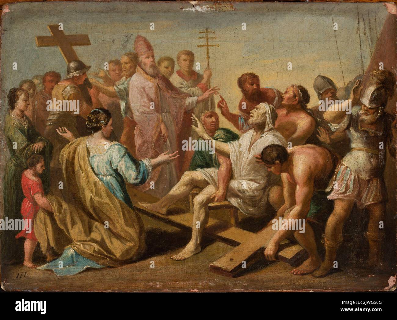 Scene from the life of St. Helena – finding of the Holy Cross. unknown ...