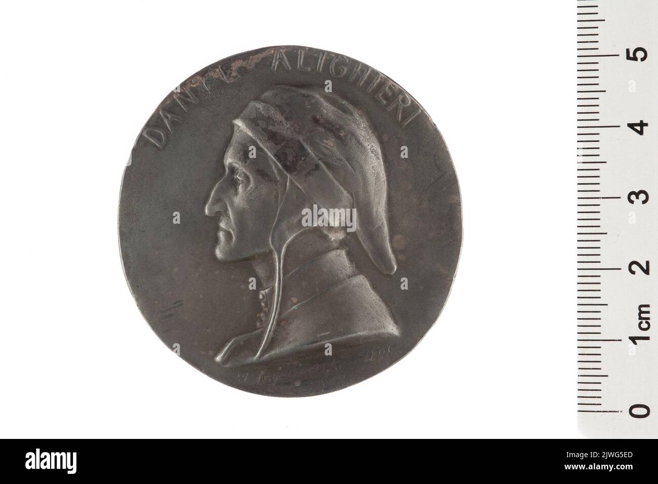 Alighieri, Dante. Trojanowski, Wincenty (1859-1928), creator Stock ...