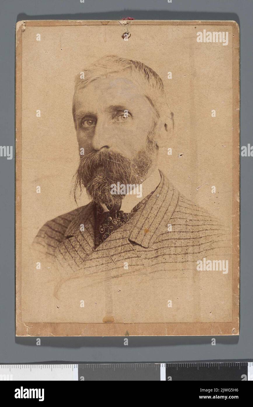 Portrait of Adam Asnyk (1838-1897), poet, drama writer (bust). Mien ...