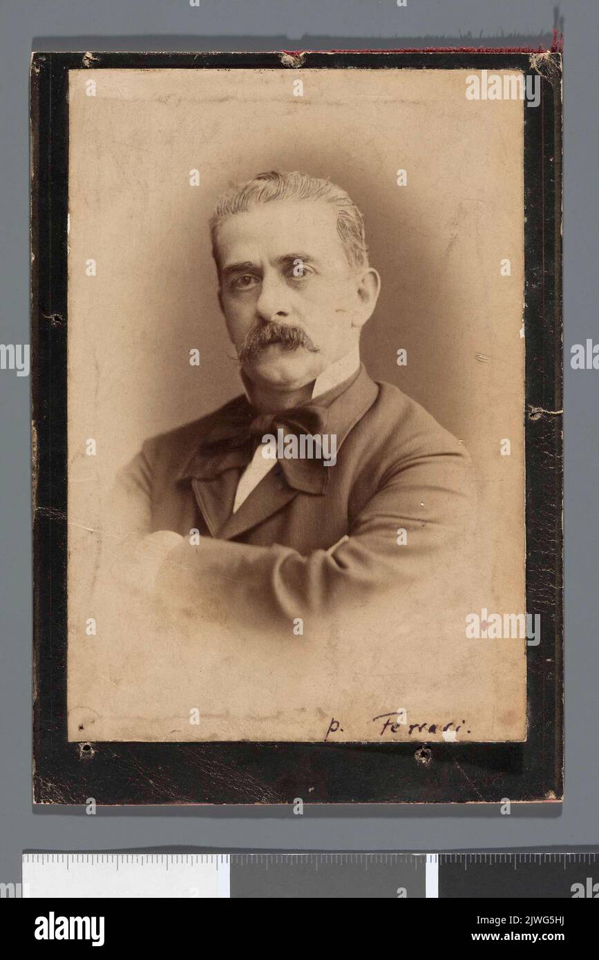Portrait of Paolo Ferrari (1822-1889), Italian writer and dramaturge ...