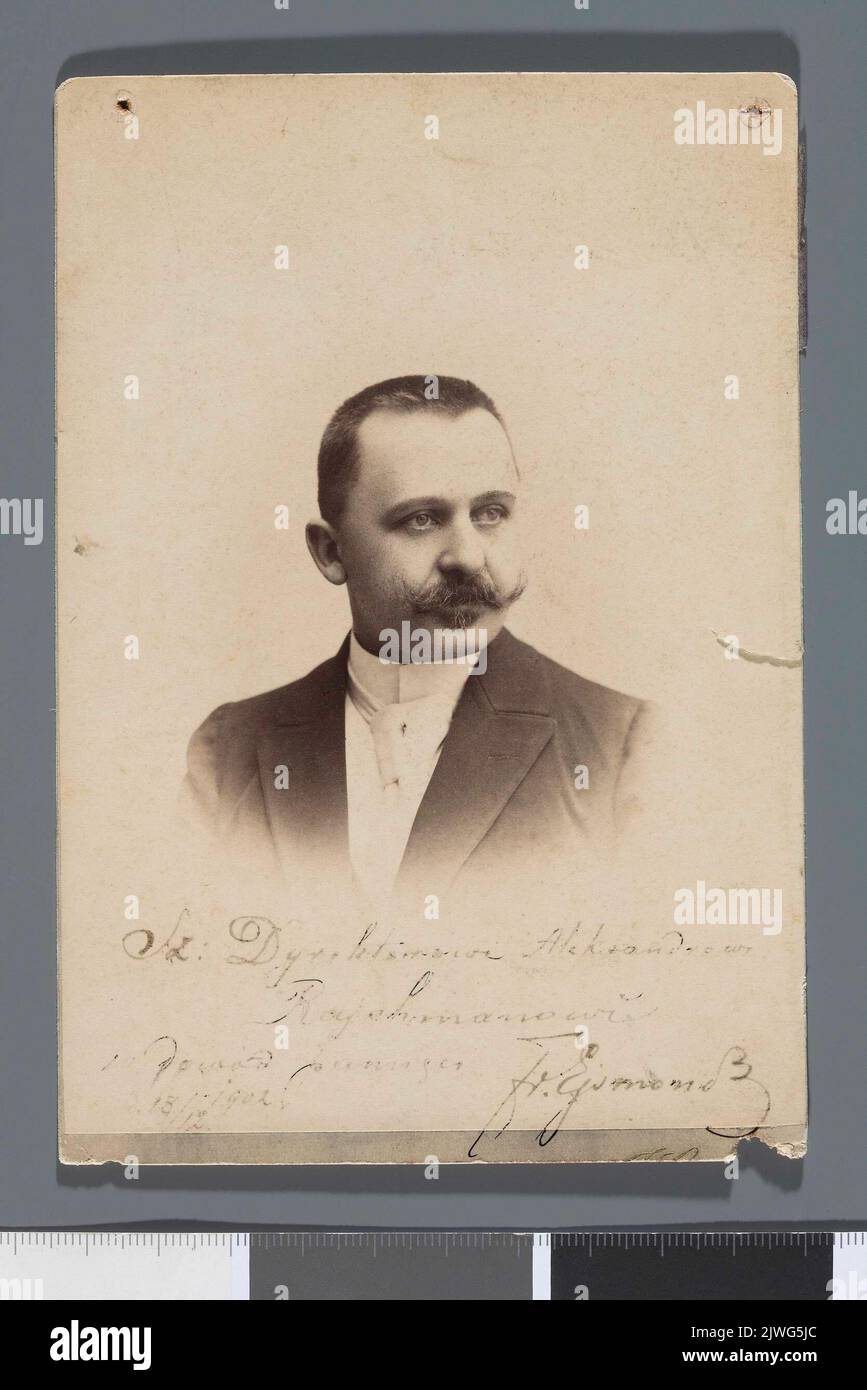 Portrait of Franciszek Ejsmond (1859-1931), painter (bust) - photograph ...