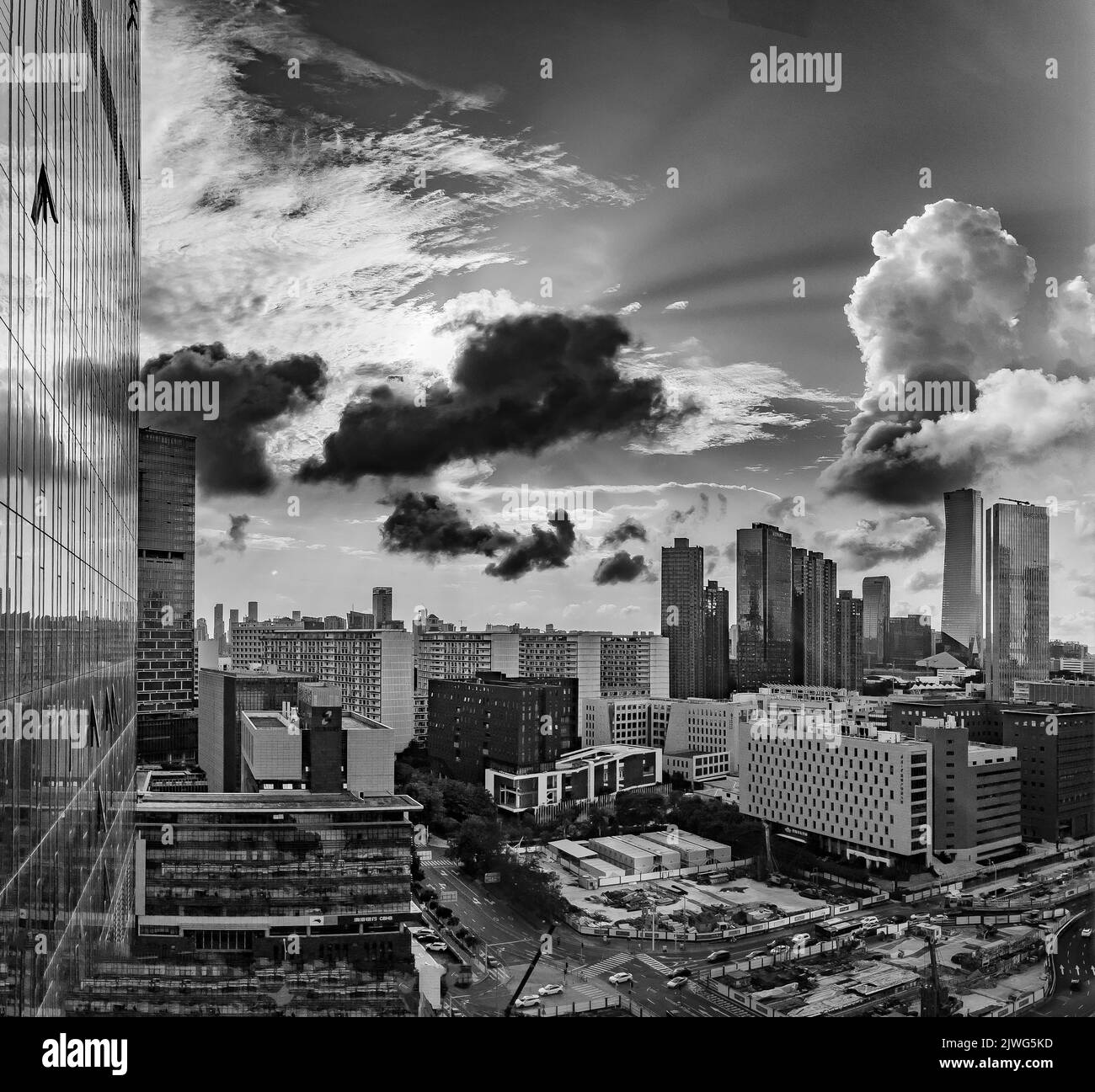 Grayscale City Photography