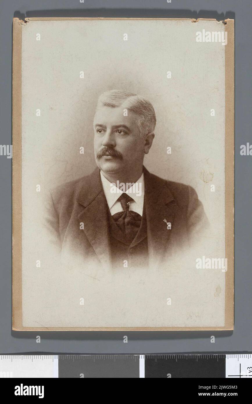 Portrait of Joseph Marie Theodor Orelio (1854-1926), Dutch opera singer ...