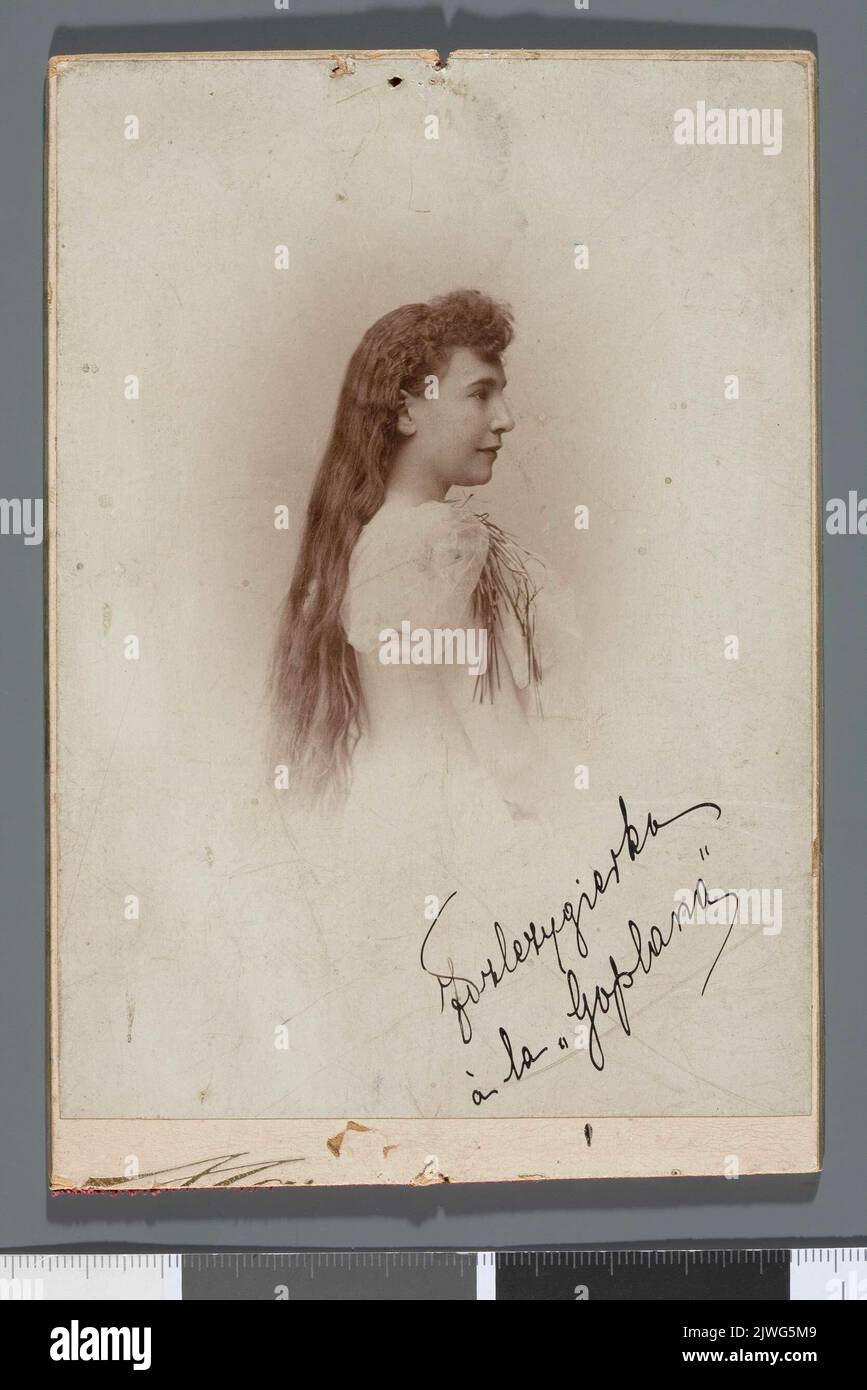 Portrait of Józefa Szlezygierówna (1861-1947), singer, as Goplana for ...