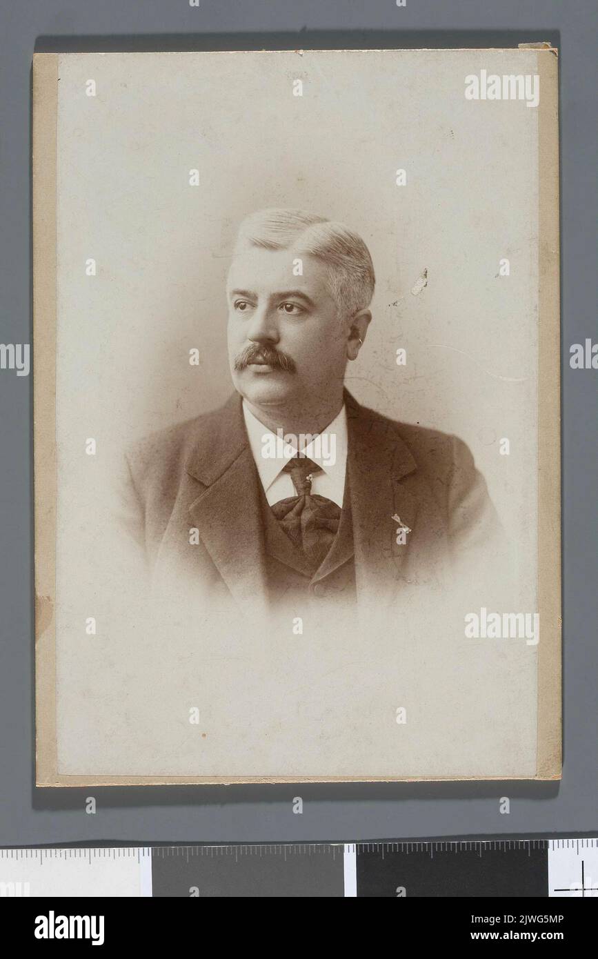 Portrait of Joseph Marie Theodor Orelio (1854-1926), Dutch opera singer ...
