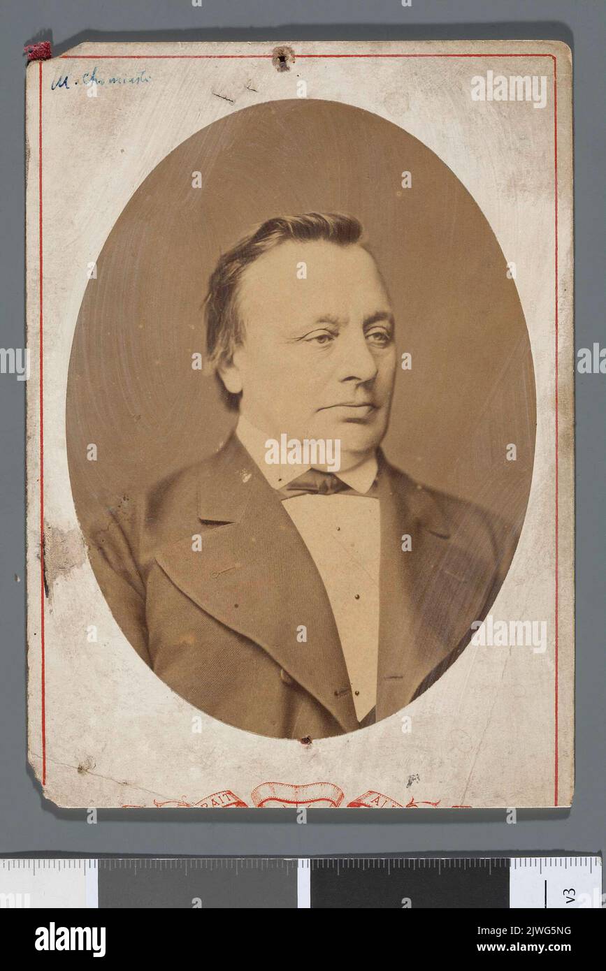 Portrait of Michał Chomiński (1821-1886), actor (bust in oval). unknown ...