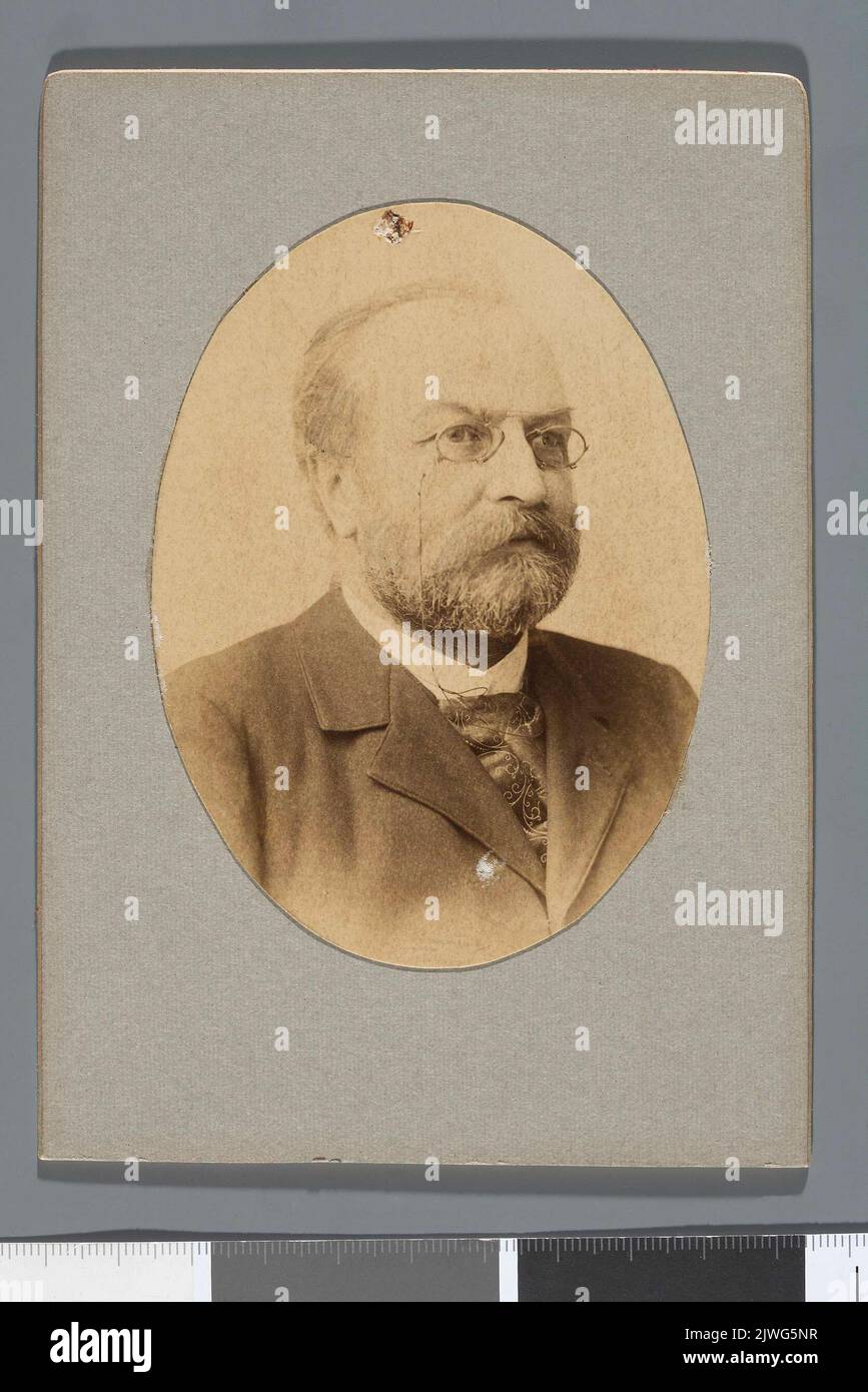 Portrait of Rudolf Schwarz (1834-1899), trader, musician (bust ...