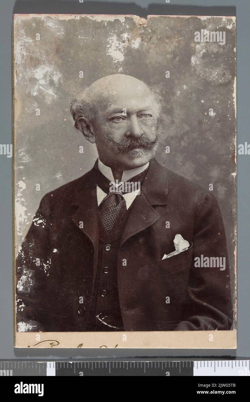 Portrait of Ludwik Grossman (1835-1915), composer. unknown ...