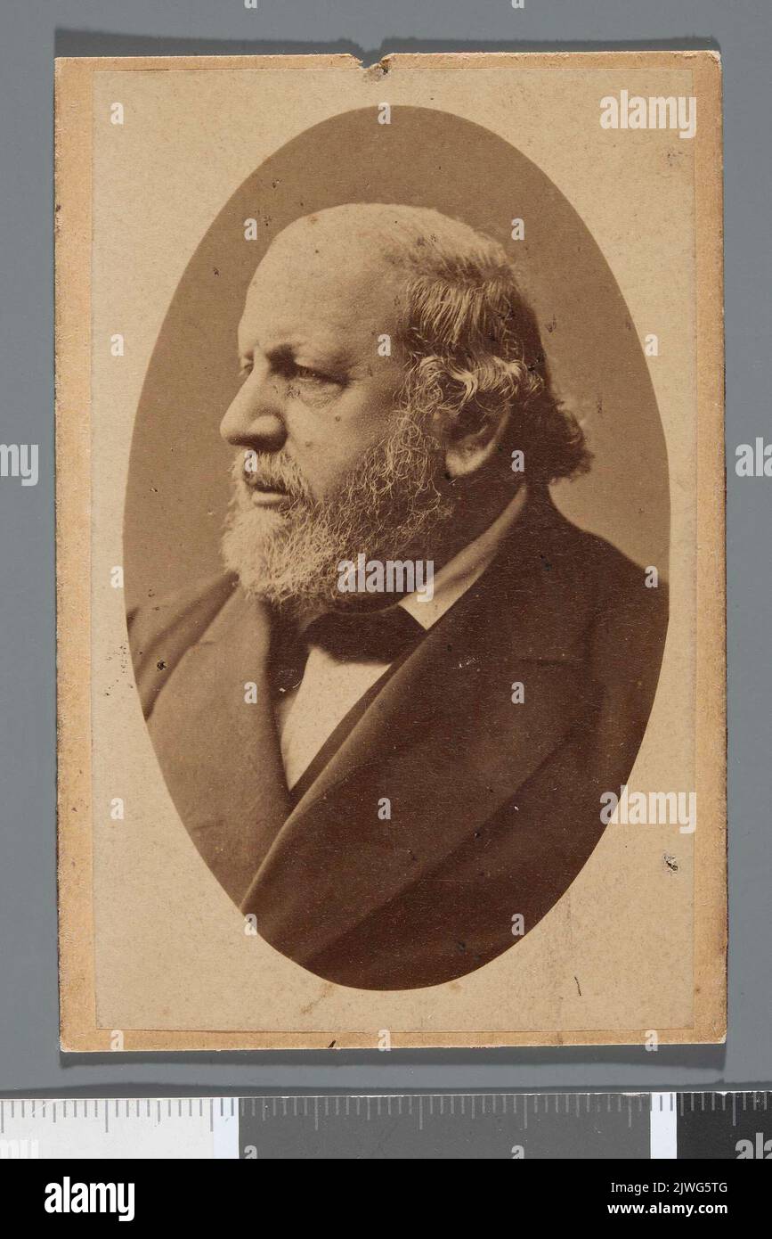 Portrait of Ferdinand Hiller (1811-1885), German composer (bust ...