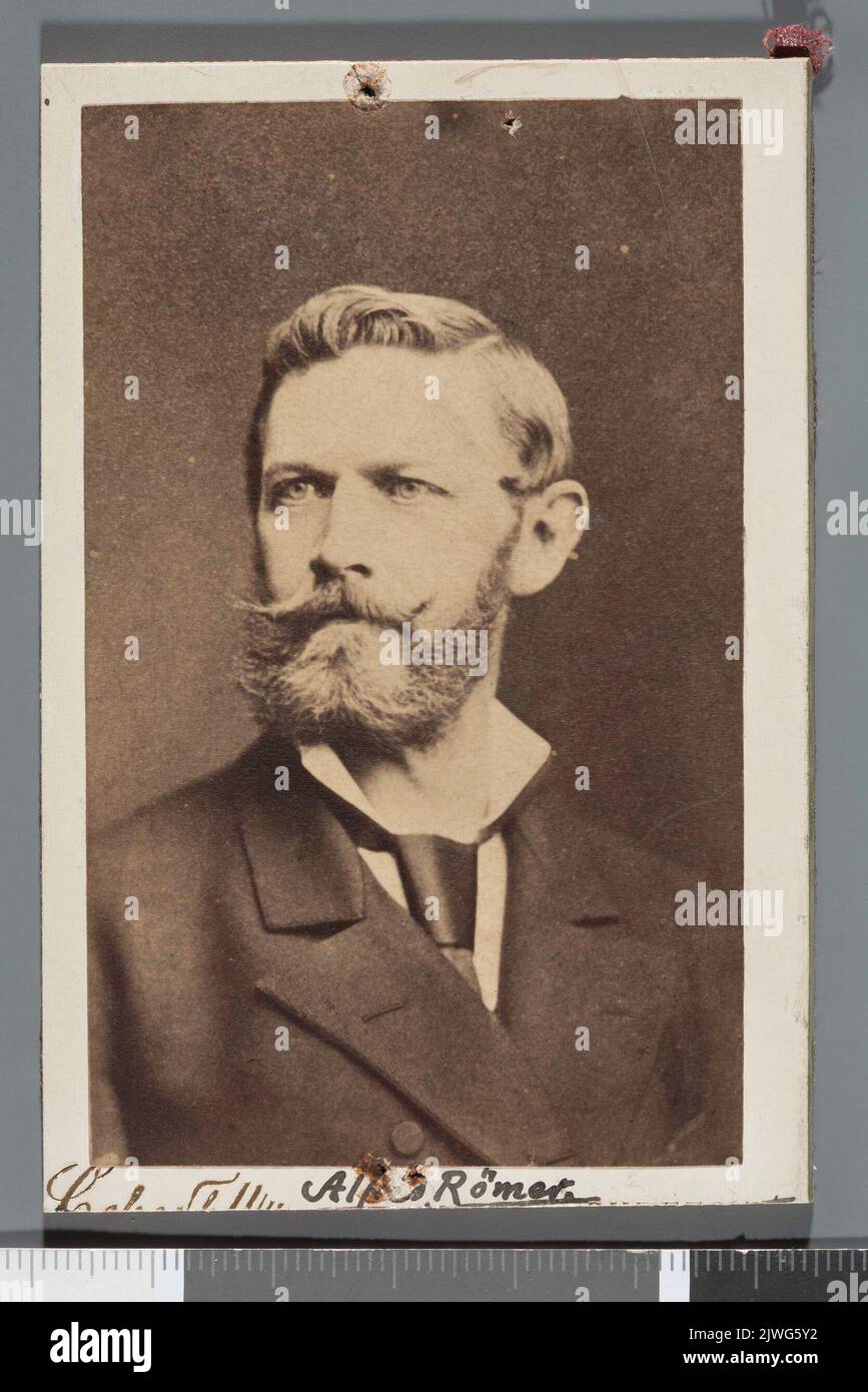 Portrait of Alfred Römer (1832-1897), painter (bust). unknown ...