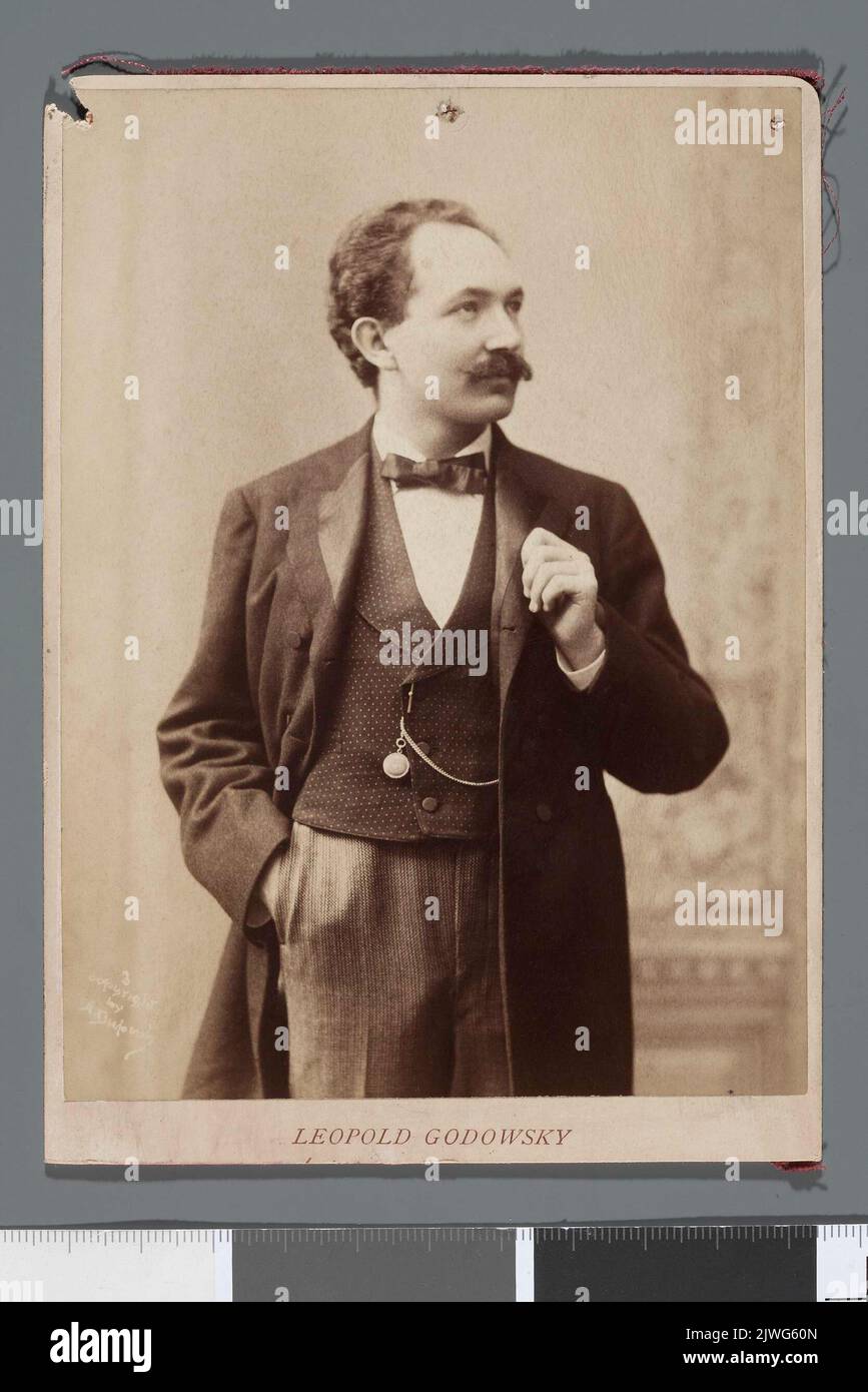 Portrait of Leopold Godowsky (1870-1938), United States pianist and ...