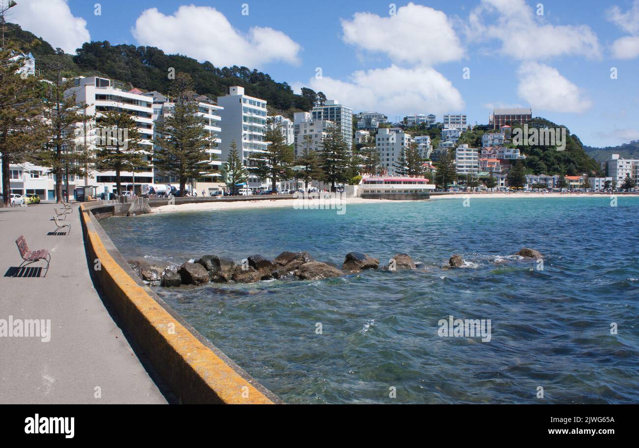 Wellington waterfront walkway hi-res stock photography and images - Alamy