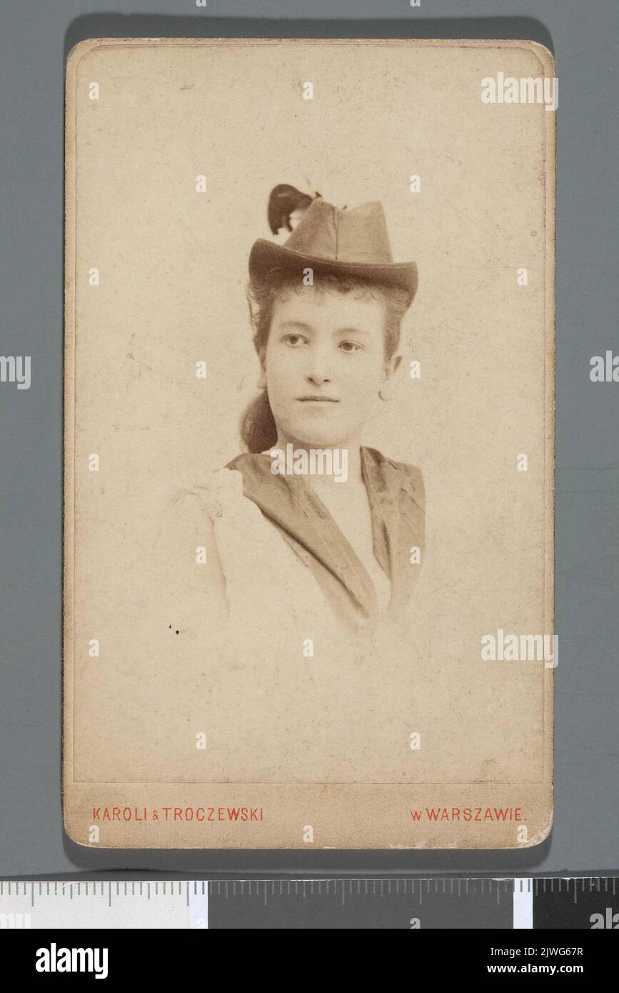 Portrait of Wacława Staszko (1876-1965), dancer (bust). Karoli ...