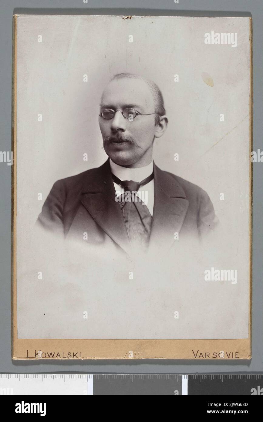 Portrait of Aleksander Michałowski (1851-1938), pianist (bust ...