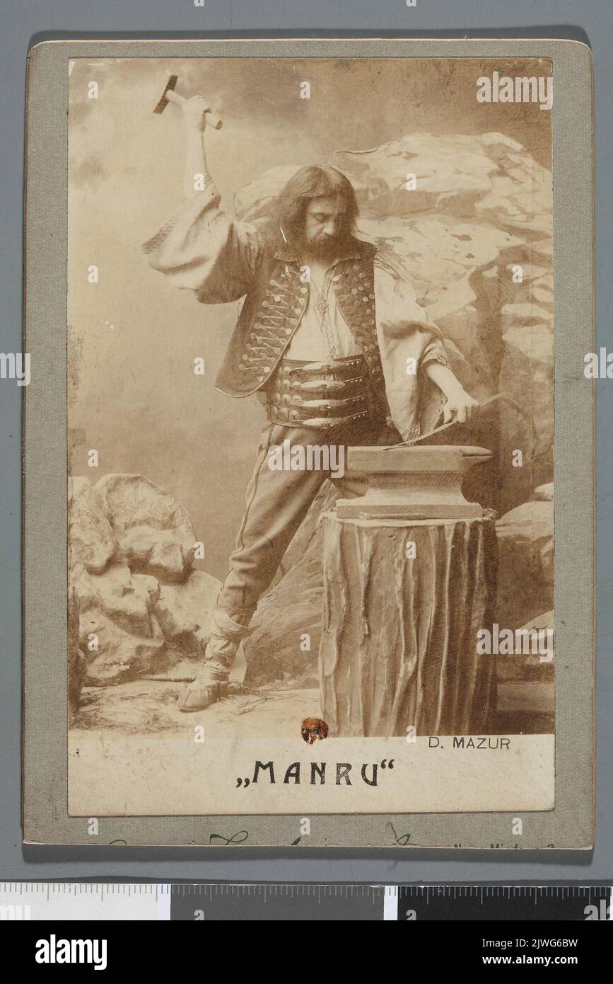 Aleksander Bandrowski in the title role in the staging of the opera ...