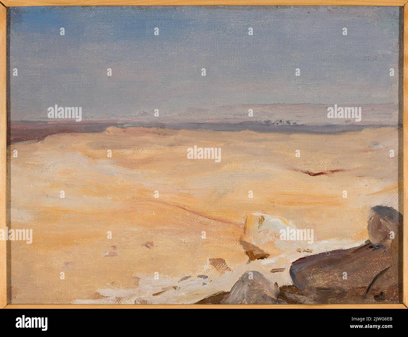 Desert motif. From the journey to Egypt. Ciągliński, Jan (1858-1913 ...