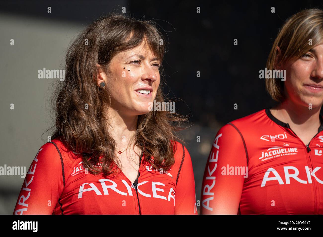 Ruoms, France, September 5, 2022, COSTON Morgane during the TCFIA 2022, Tour Cycliste Feminin ...