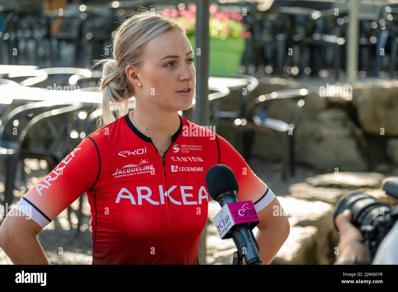 Ruoms, France, September 5, 2022, LAURANCE Typhaine during the TCFIA ...