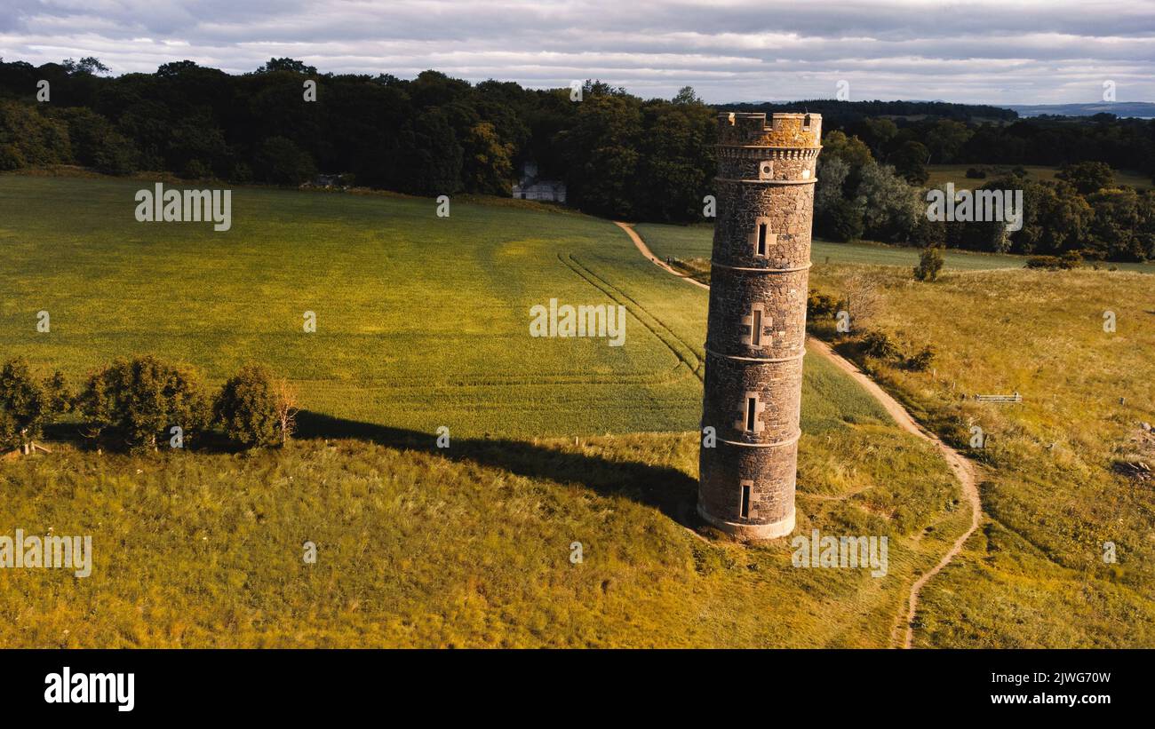 The Cammo Tower in Cramond, Edinburgh Stock Photo - Alamy