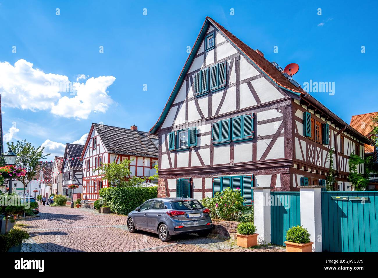Historical city of Langen, Hessen, Germany Stock Photo - Alamy