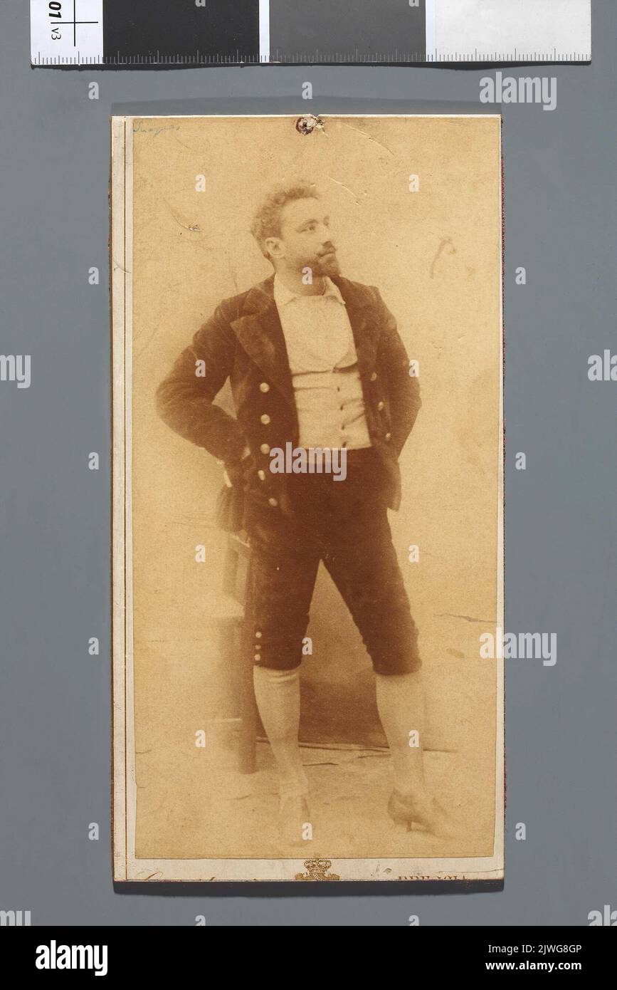 Portrait of Manuel Suagnes, opera singer (active in the 1880s and 1890s ...