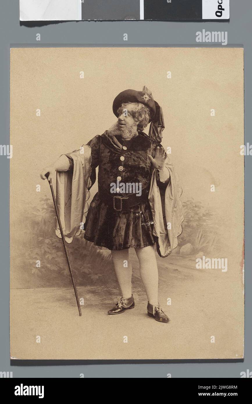 Portrait of Aristodemo Sillich (1858-1943), Italian singer (entire ...