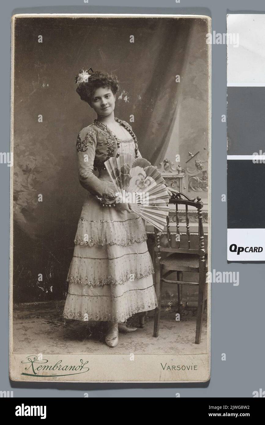 Portrait of Vera Luce (1879-1977) as Rosina in the opera ‘The Barber of ...