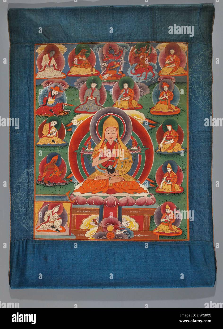 Buddhist teacher. unknown, painter Stock Photo - Alamy