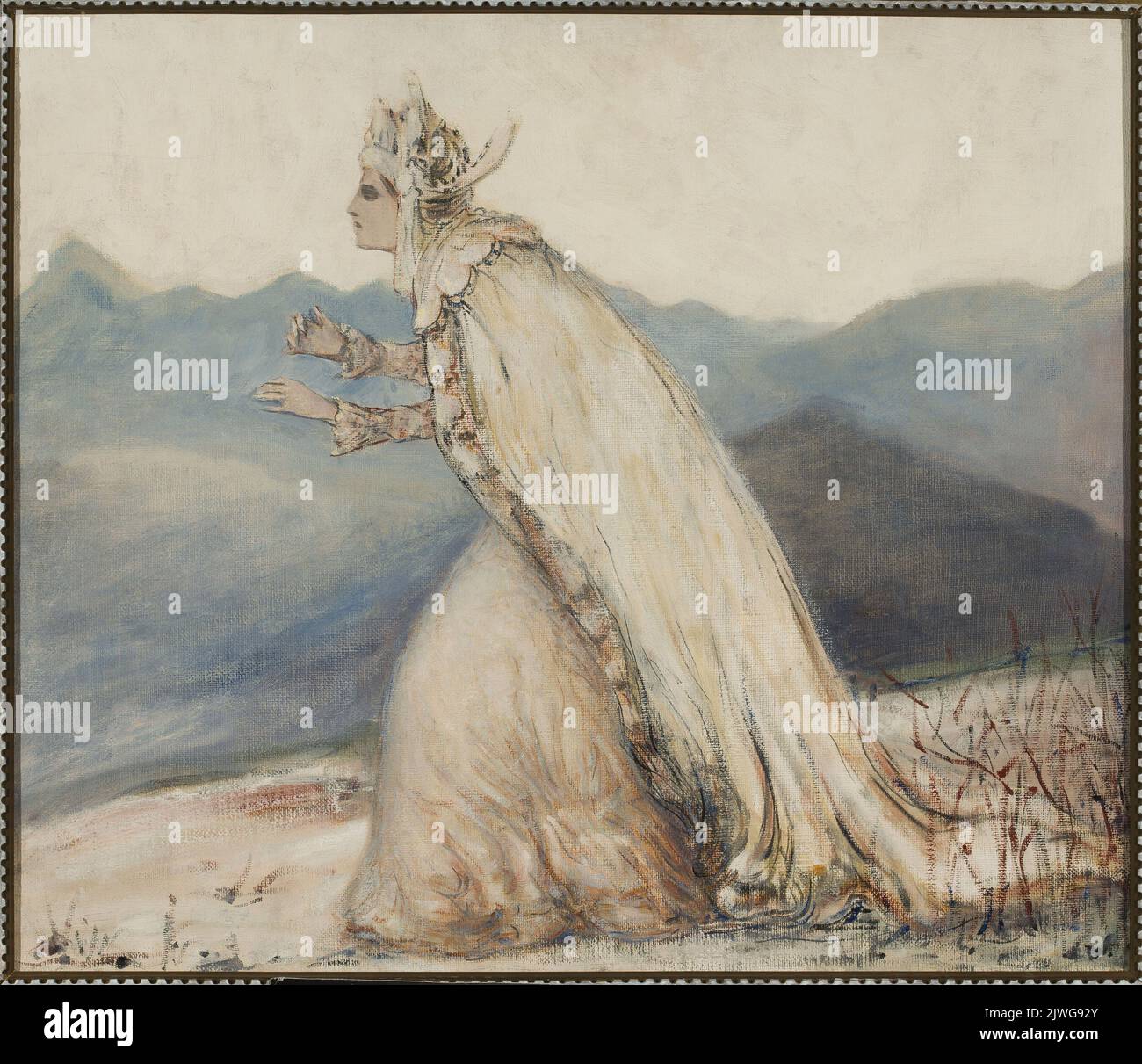 Snow White. Siedlecki, Franciszek (1867-1934), painter Stock Photo - Alamy
