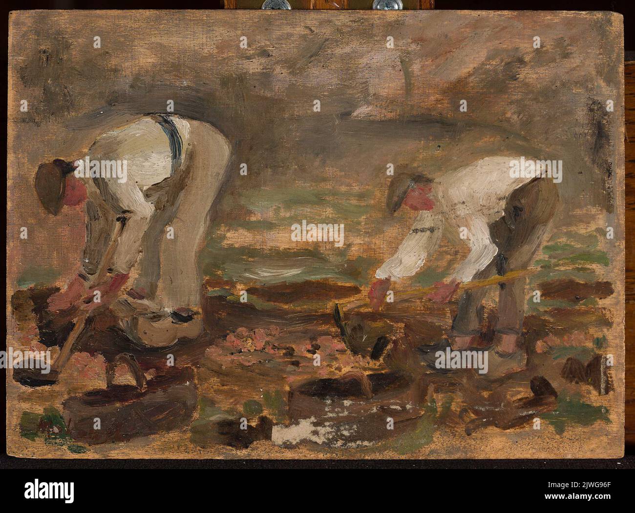 Field workers painting hi-res stock photography and images - Alamy