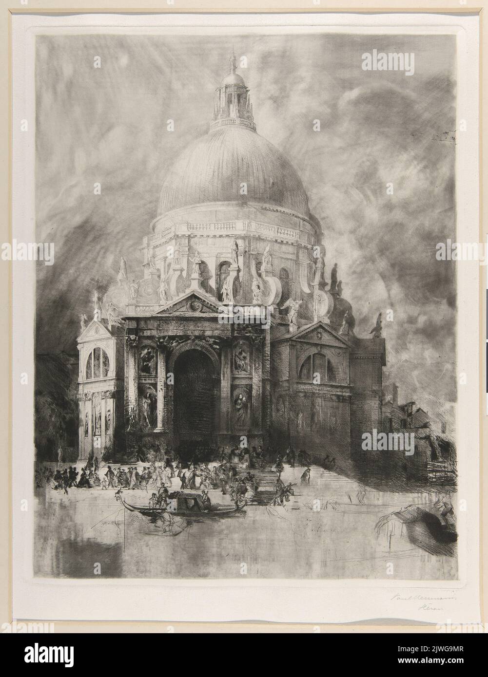 Santa Maria della Salute zu Venedig. Herrmann, Paul (1864-1940 ...