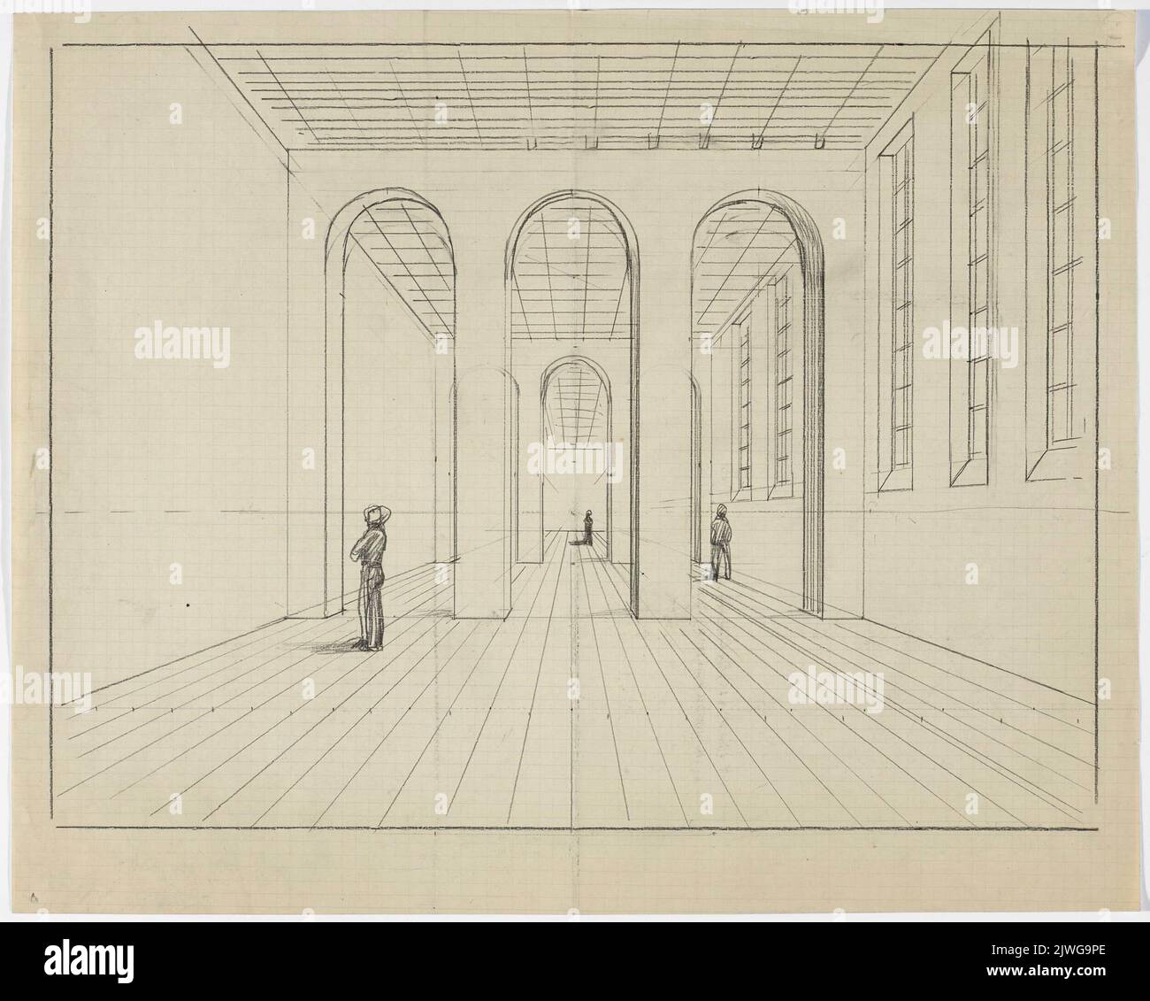 Warsaw. National Museum. Design. Left wing. Part VII (Army Museum ...