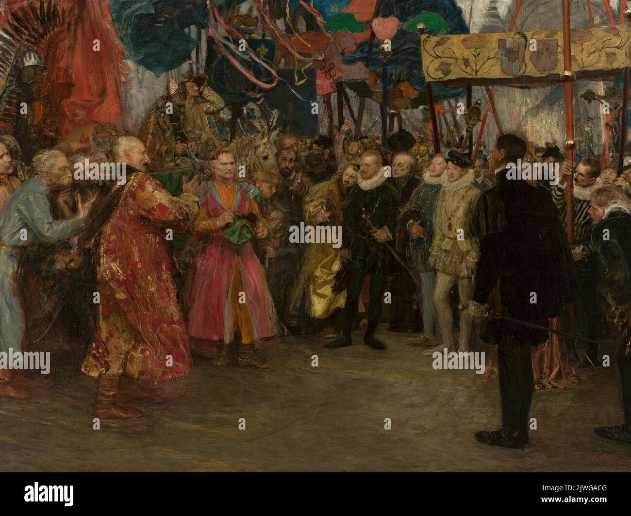 Polish Envoys to Henry of Valois. Axentowicz, Teodor (1859-1938 ...