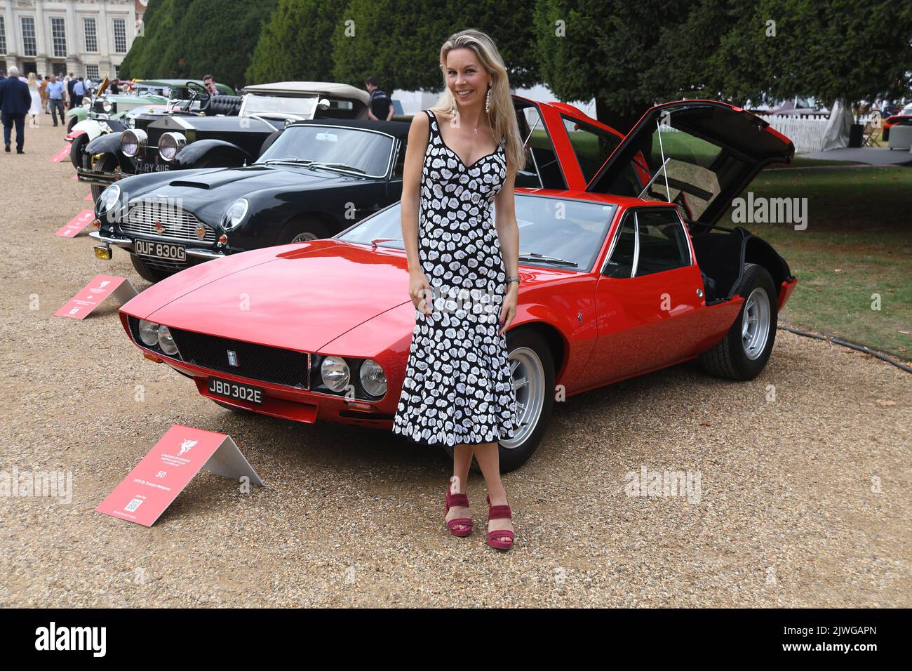 Owners Day arrivals at Concourse of Elegance At Hampton Court Palace ...