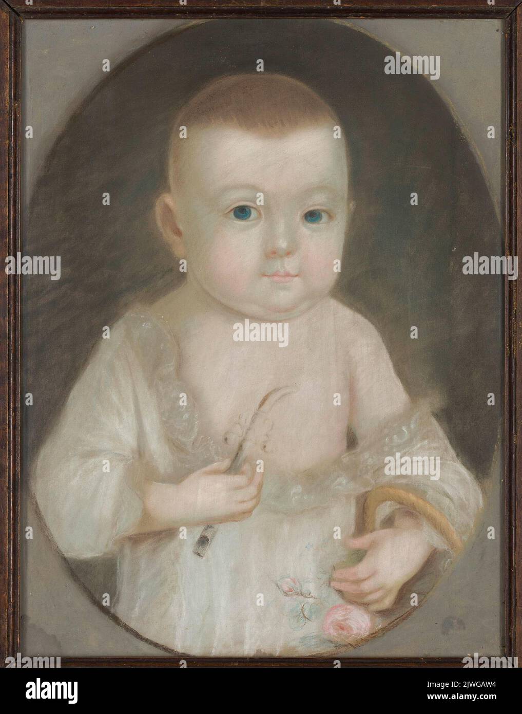 Portrait of Józef Wawrzyniec Krasiński as a child. Taubert, Gustav ...
