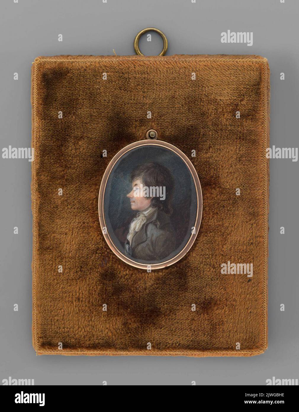 Tadeusz Kościuszko w młodości w szarym surducie. Rustem, Jan (1762-1835 ...