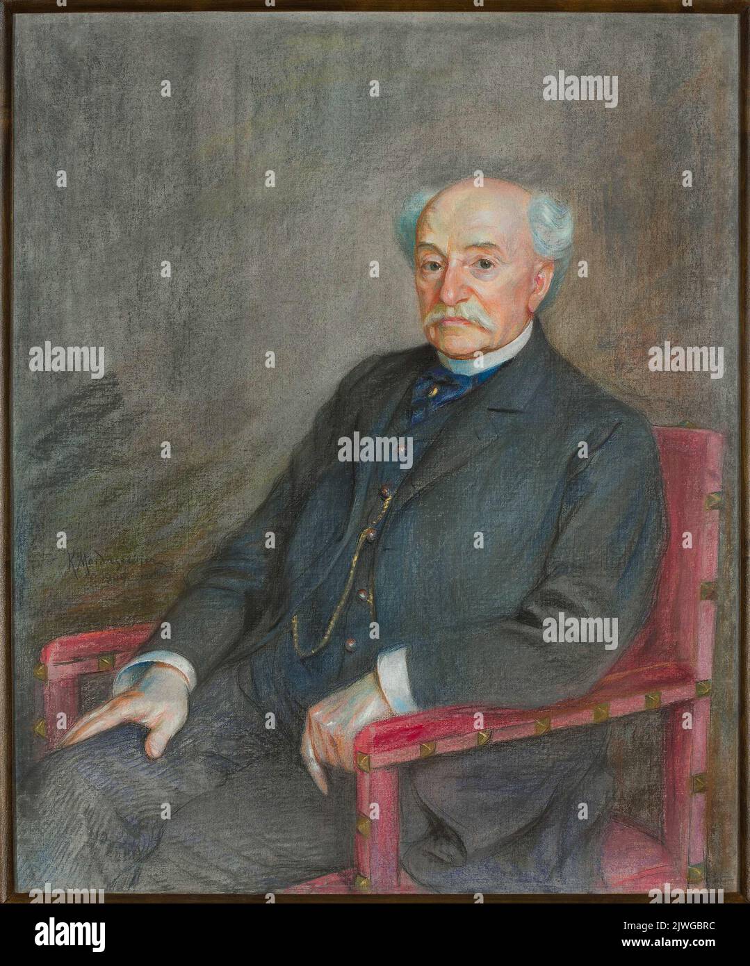 Portrait of Mathias Bersohn. Mordasewicz, Kazimierz (1859-1923 ...