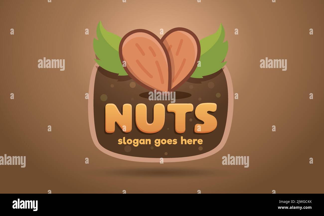 logo for sale of nuts or dried fruits Stock Vector Image & Art - Alamy